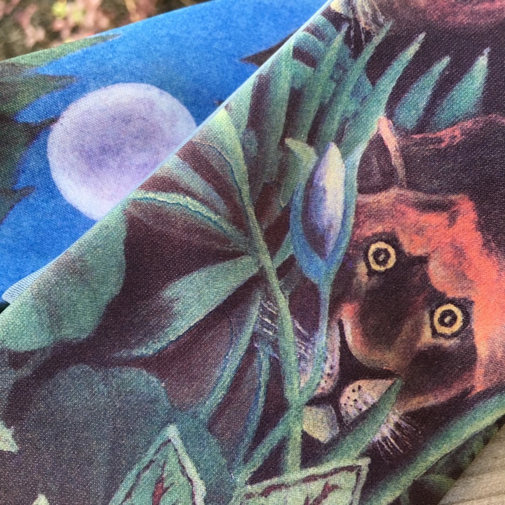 Vintage Jungle Piper Design Ralph Marlin Tie - Gem